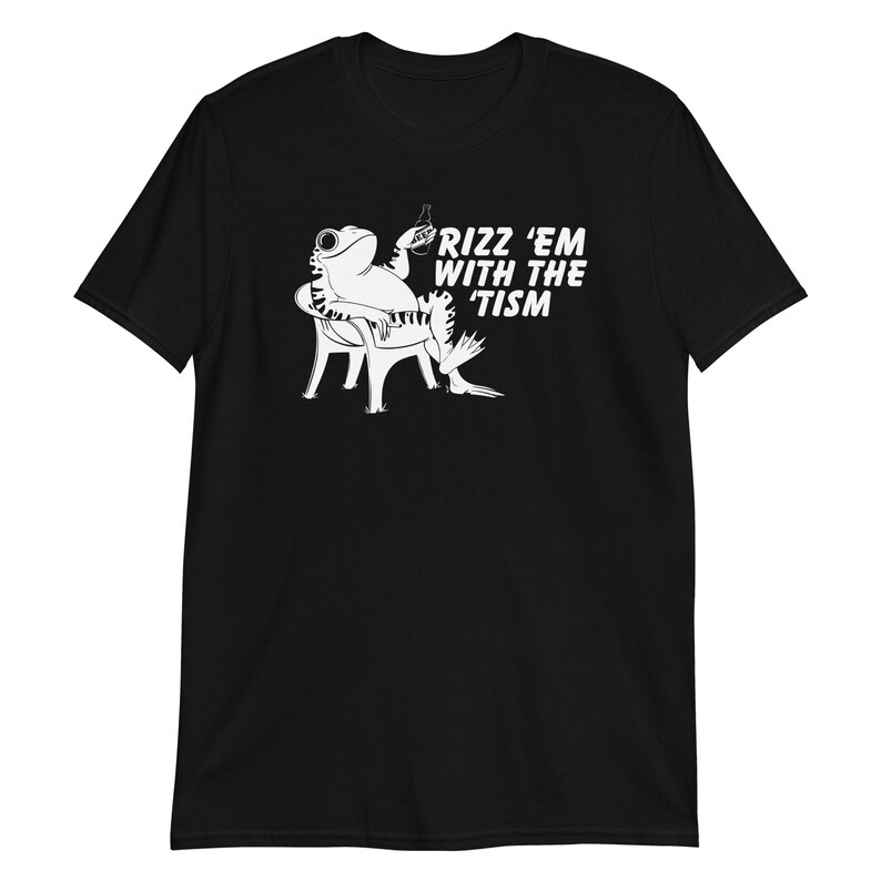 Rizz Em With the Tism Funny Unisex Frog T-shirt, Autism Awareness ...