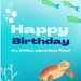 Fun Printable Birthday Card (ocean, Sea, Surf, Turtle, Beach, Board ...