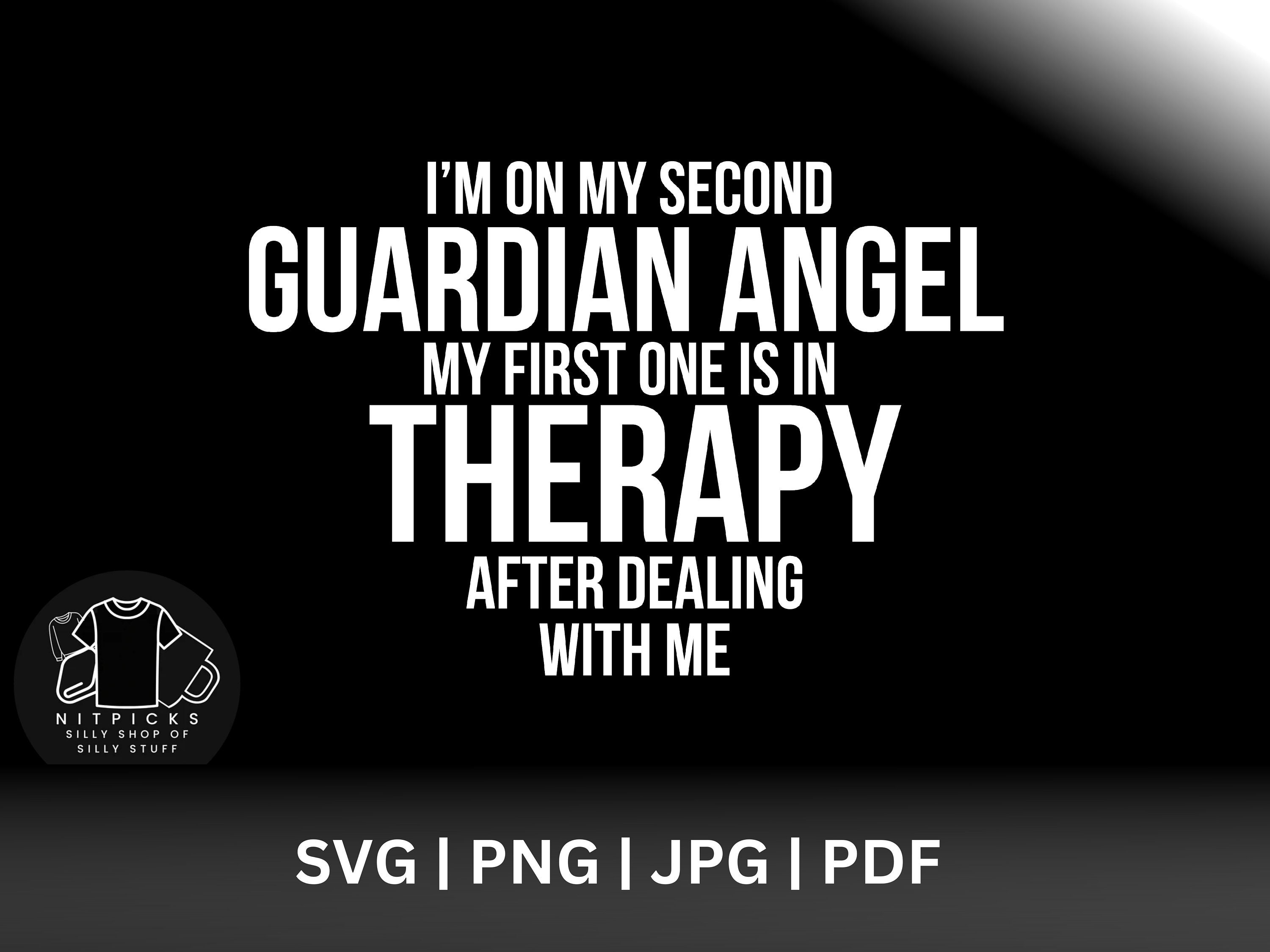 Guardian Angel SVG, Angel Svg, Therapy Svg, Guardian Angel SVG, Digital ...