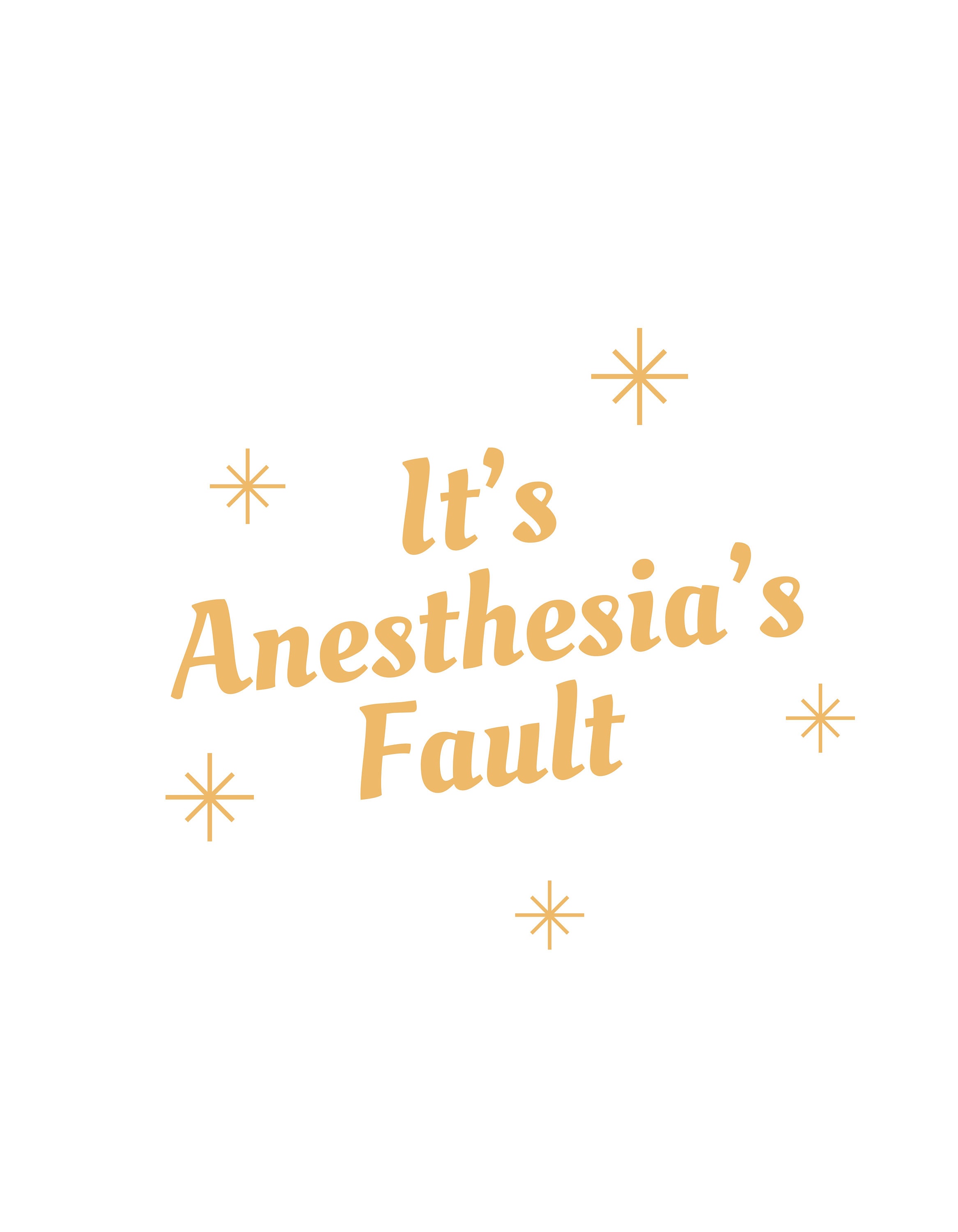 It's Anesthesia's Fault SVG, Funny Medical SVG, Funny Nurse SVG, Doctor ...