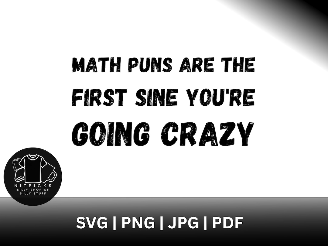 Math Pun SVG PNG PDF Jpg Point of Math Mathematician Joke Teacher ...