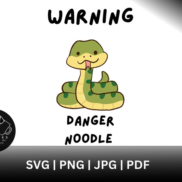 Danger Noodle Svg - Etsy
