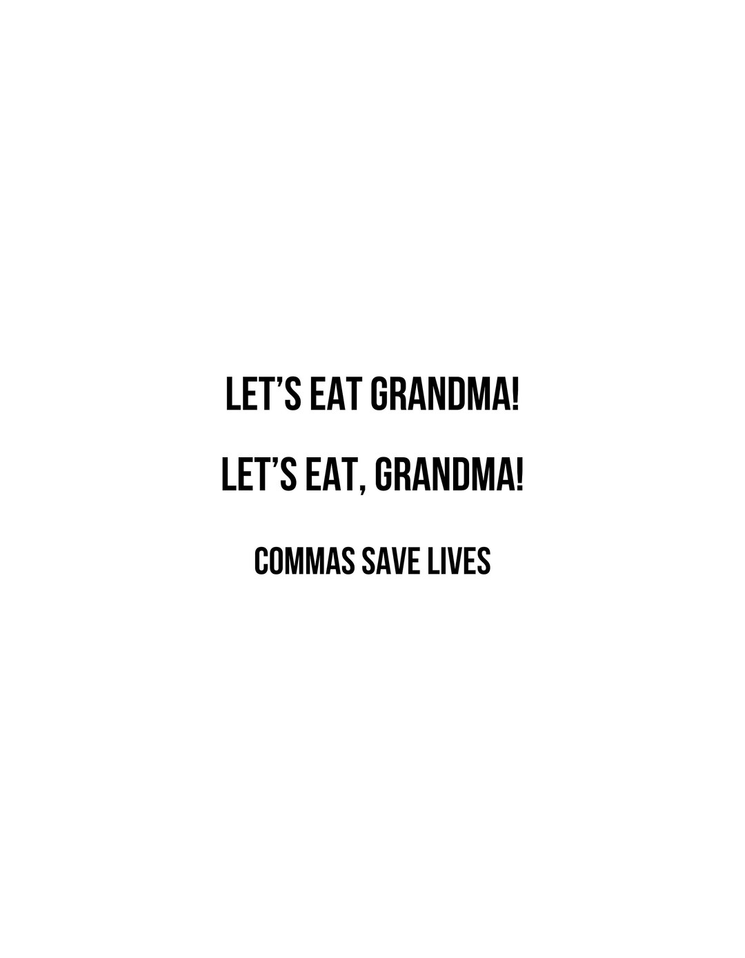 Funny Grammar SVG PNG PDF Jpg Commas Save Lives Punctuation English ...