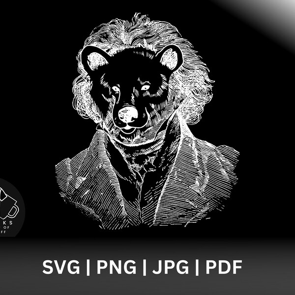 Beethoven Svg Png - Etsy
