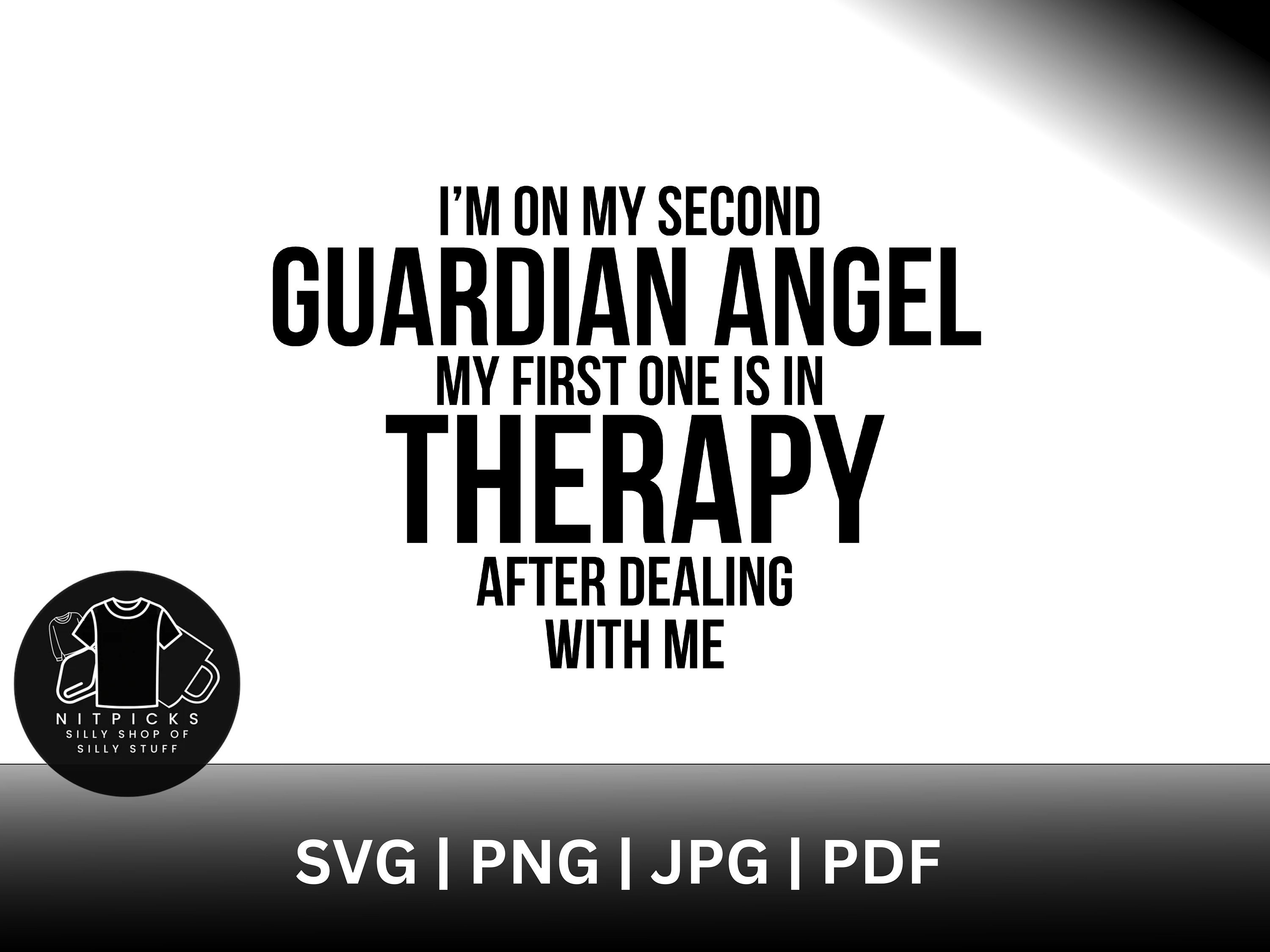 Guardian Angel SVG, Angel Svg, Therapy Svg, Guardian Angel SVG, Digital ...