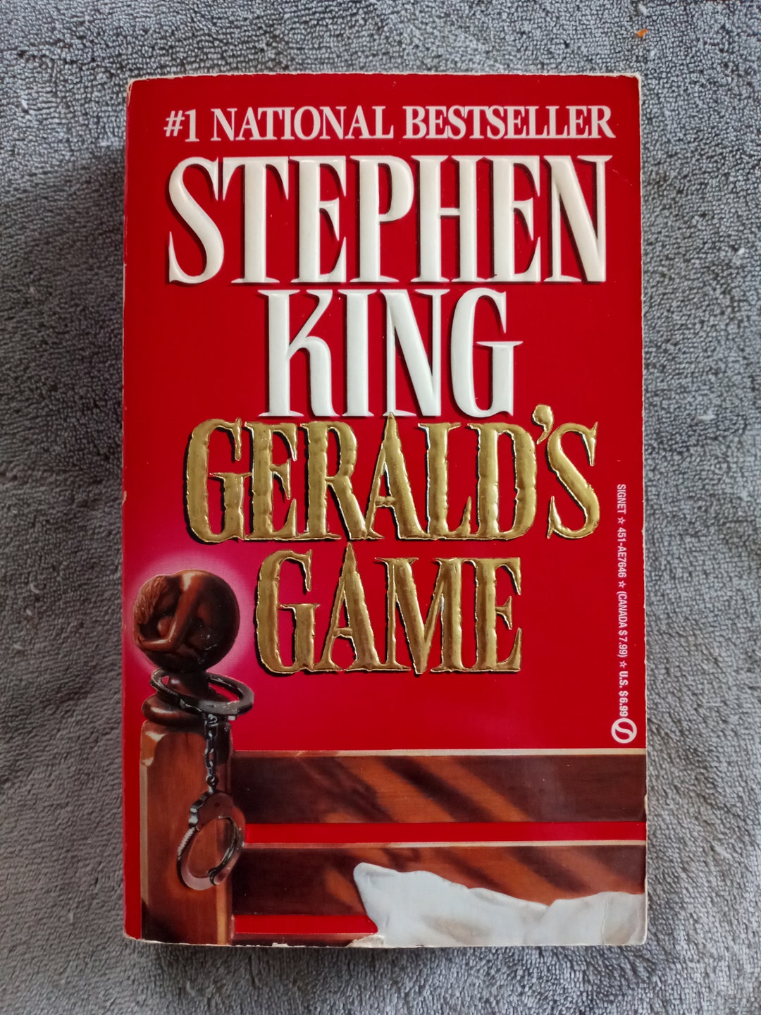 Stephen King Gerald's Game Vintage Paperback - Etsy