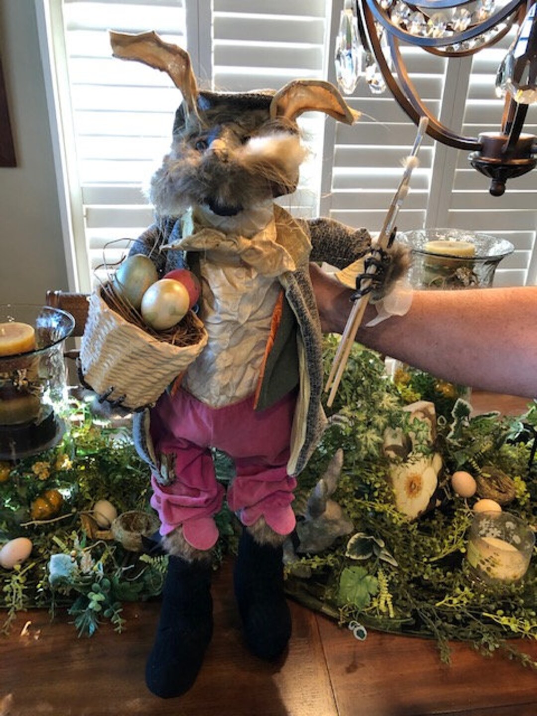 Large Vintage Look Easter Bunny - Etsy