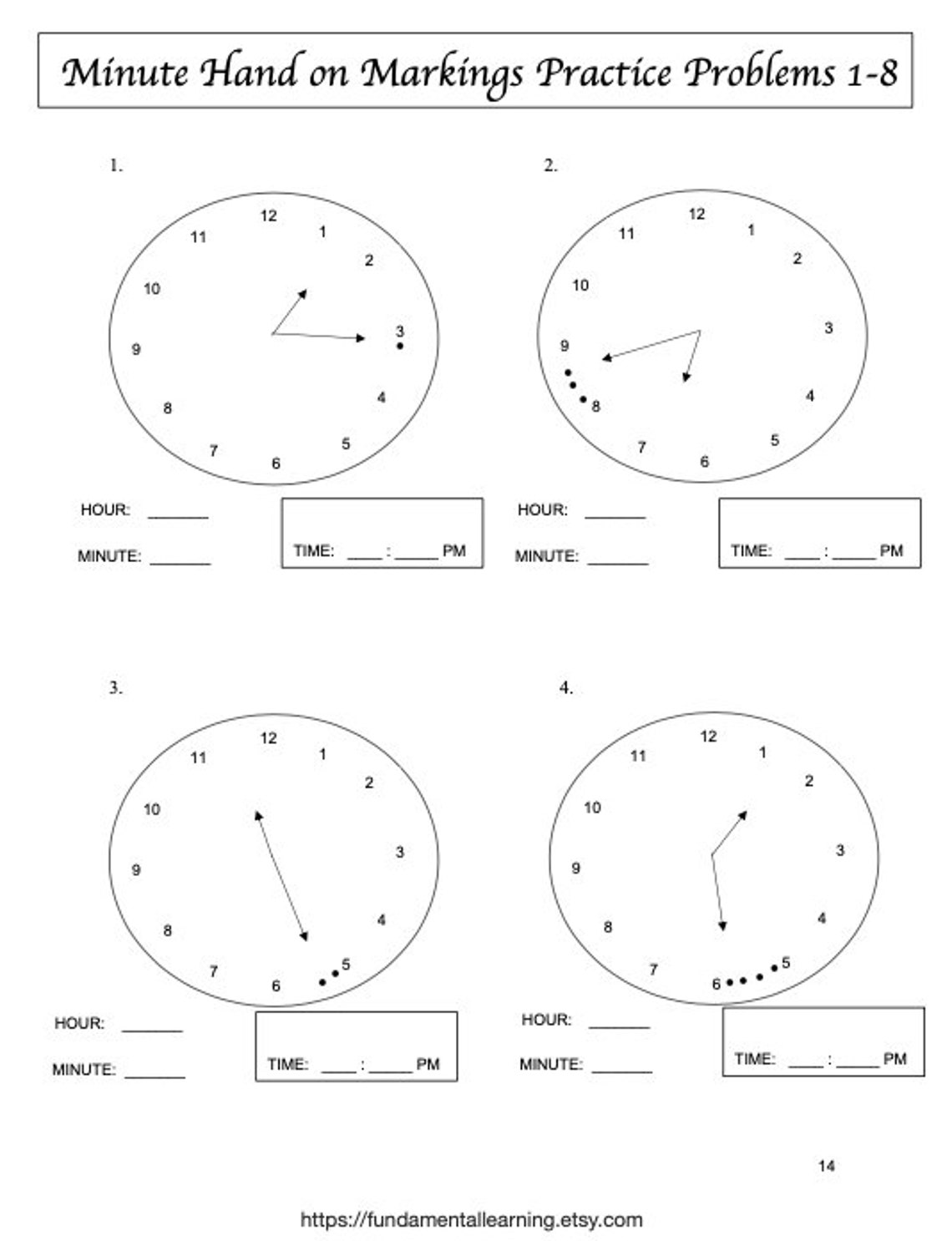 Telling Time for Beginners, Clock Worksheets, Time Worksheets, What ...