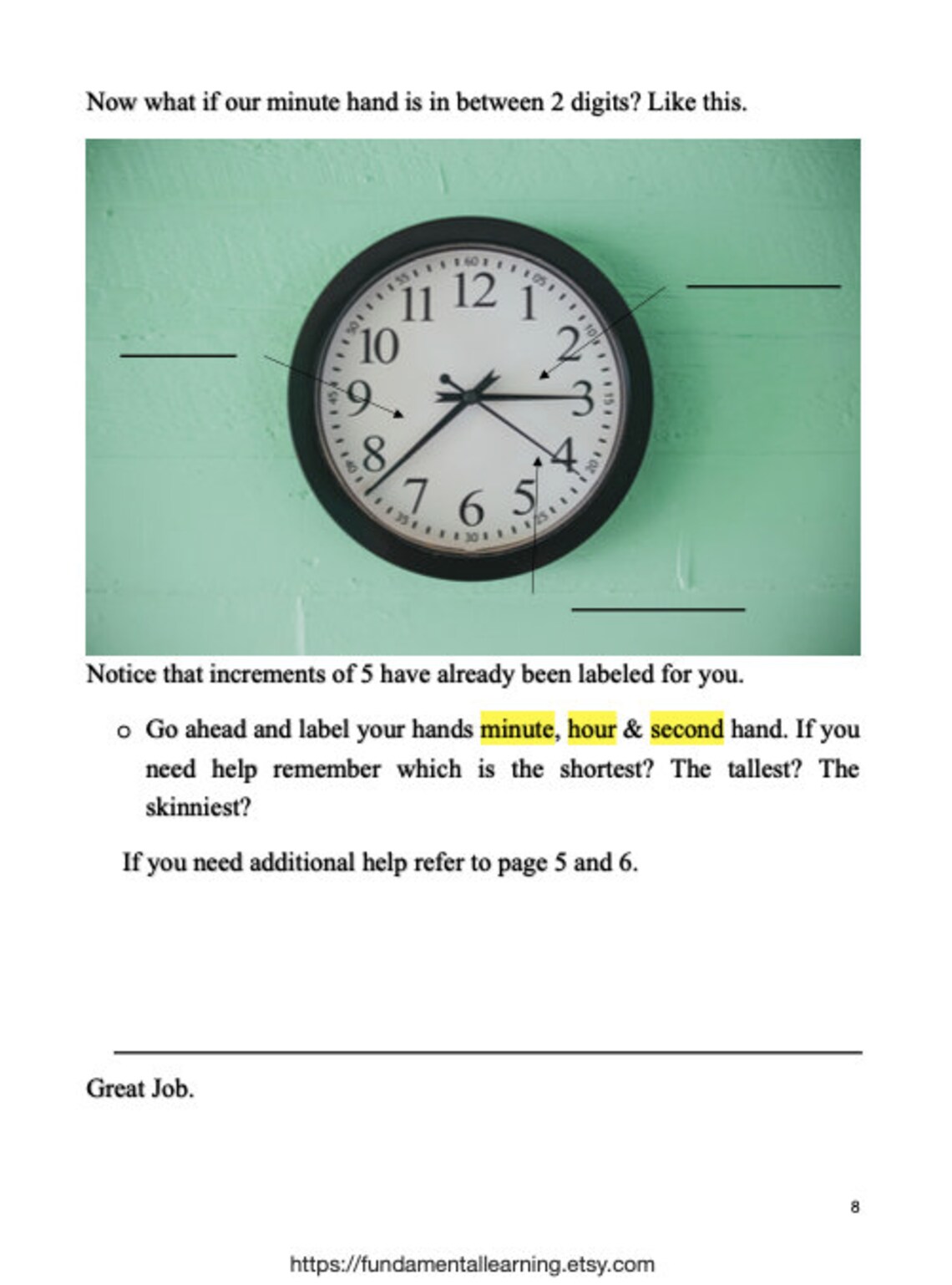 Telling Time for Beginners, Clock Worksheets, Time Worksheets, What ...