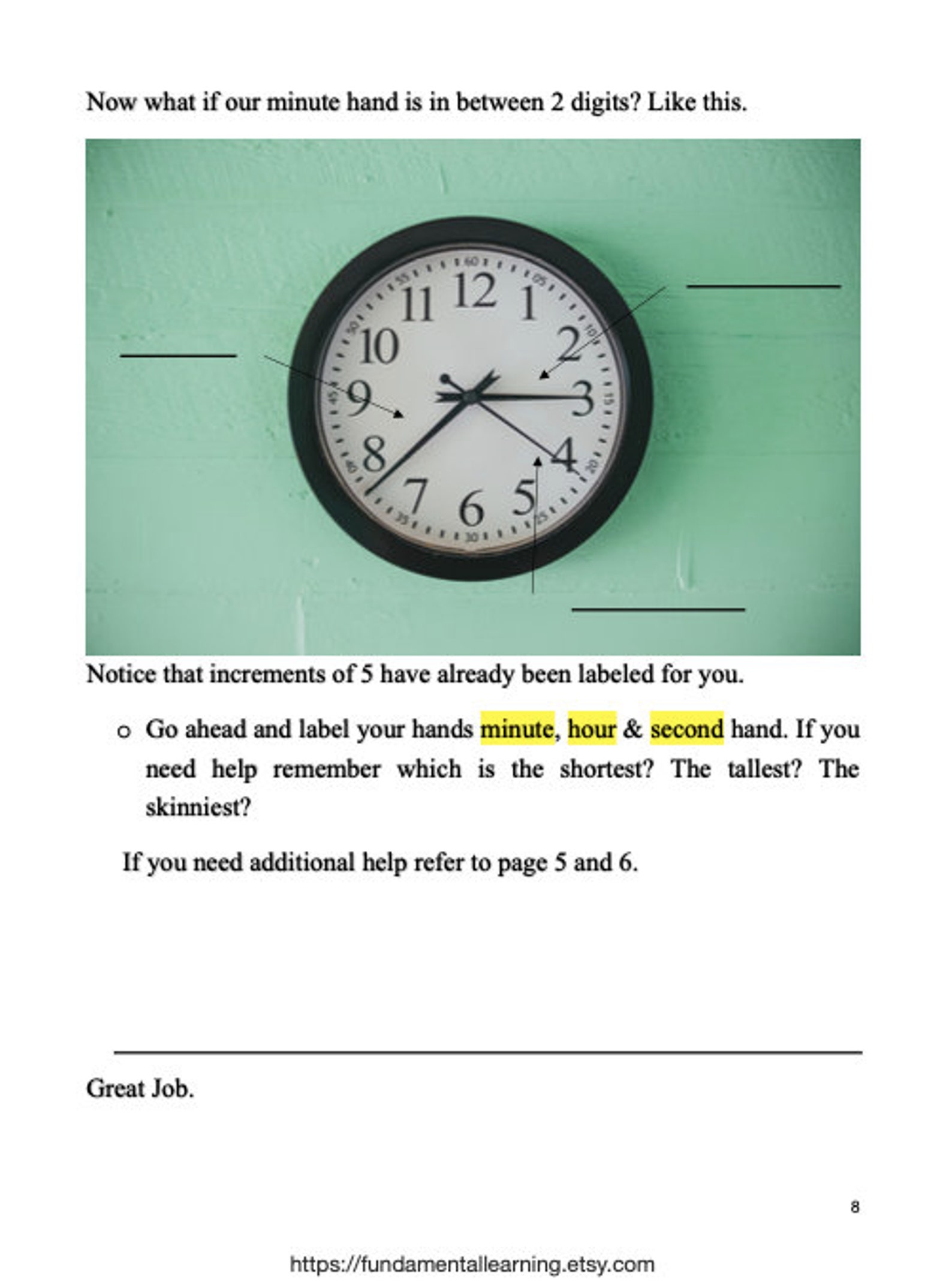 Telling Time for Beginners, Clock Worksheets, Time Worksheets, What ...
