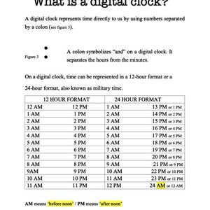 Telling Time for Beginners, Clock Worksheets, Time Worksheets, What ...