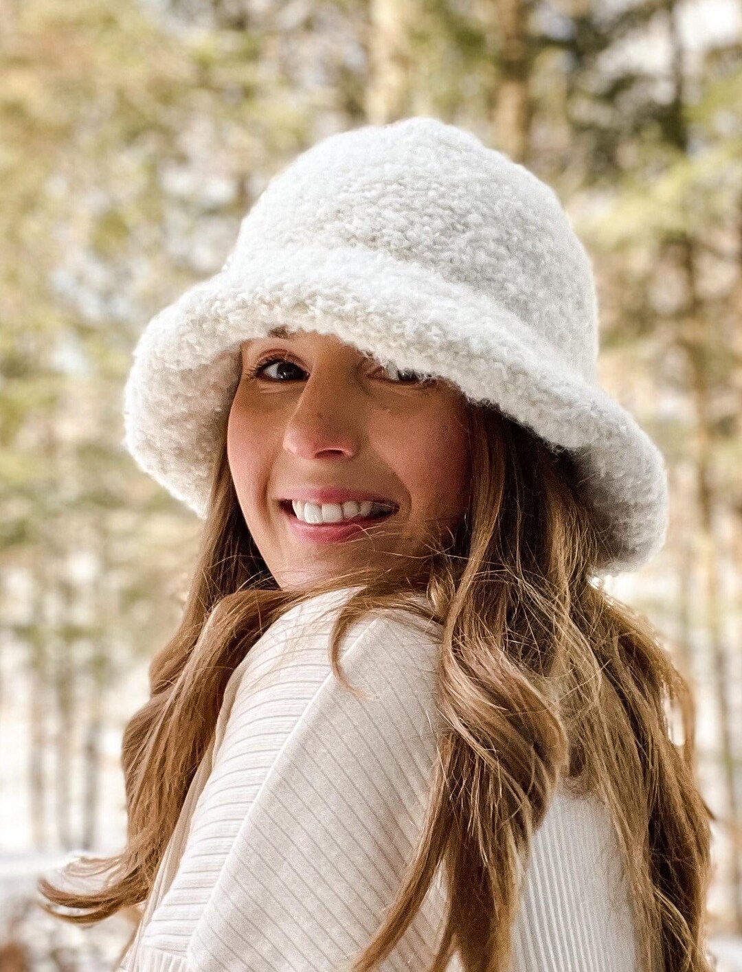 Knit Bucket Hat Pattern, Bucket Hat Knitting Pattern, Knit Bucket Hat ...