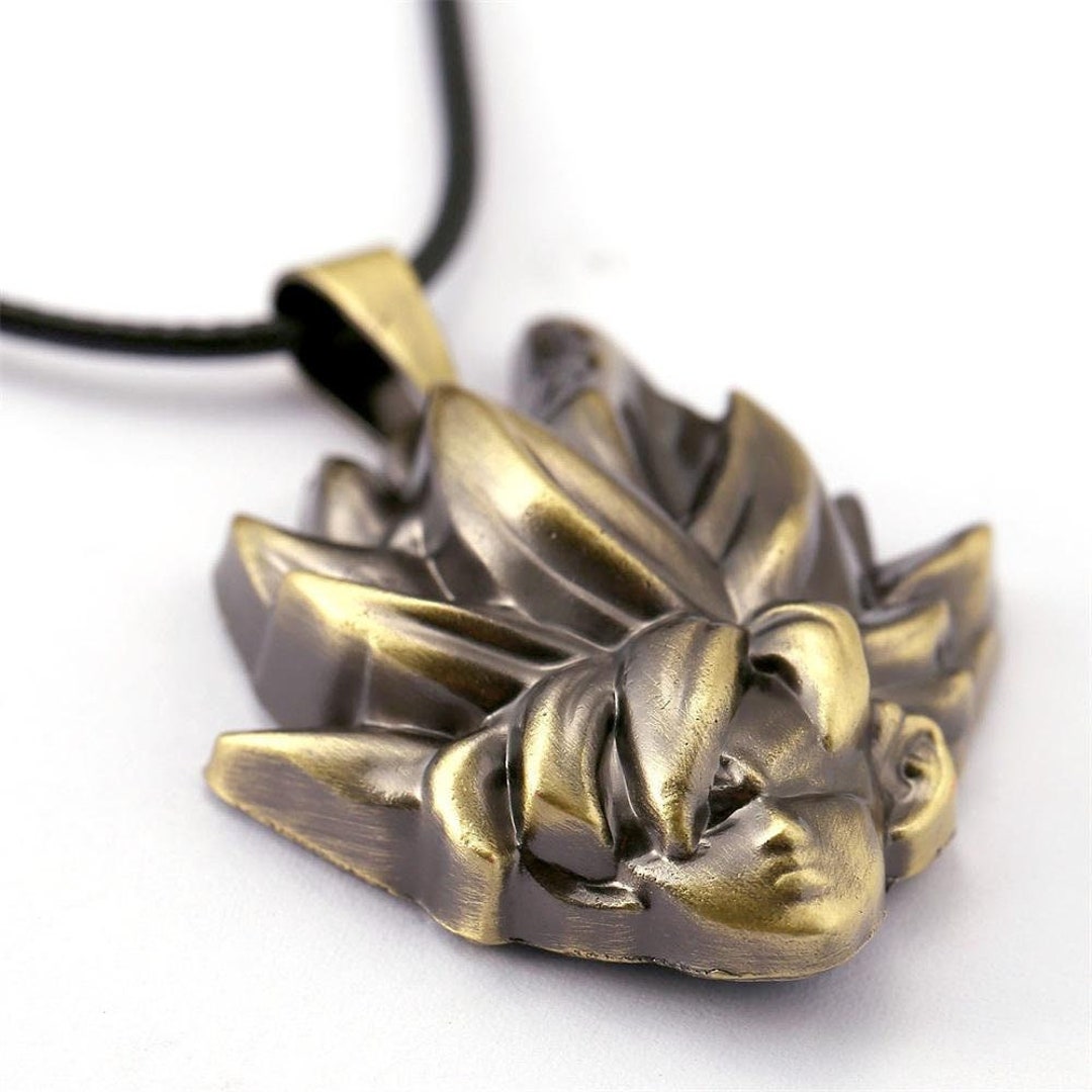 Son Goku Necklace Silver Goku Necklace Dragon Ball Z - Etsy