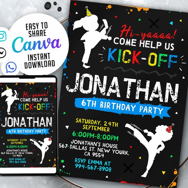 Karate Kid Party - Etsy