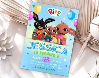 Bing Party Invitation - Etsy UK