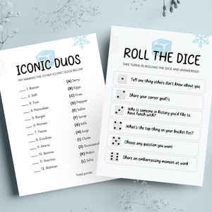 Icebreaker Games Bundle Ice Breaker Games Ice Breaker Questions Office ...