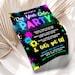 Color Party Invitation, Rep Your Color Party, Colour Splash Party ...