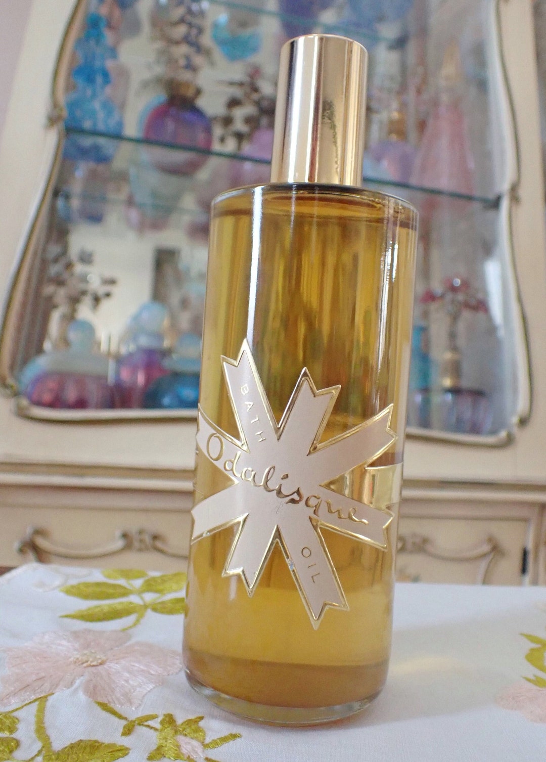 Vintage 1960s Nettie Rosenstein ODALISQUE Perfumed Bath Oil Splash in ...