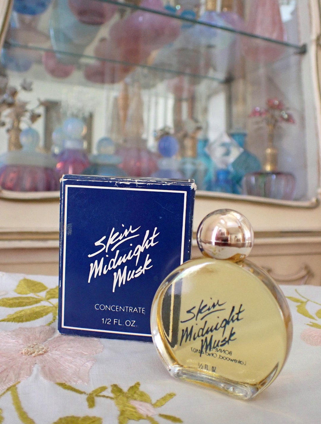 Vintage 1970s Bonne Bell SKIN MIDNIGHT MUSK Perfume Oil Concentrate 0. ...