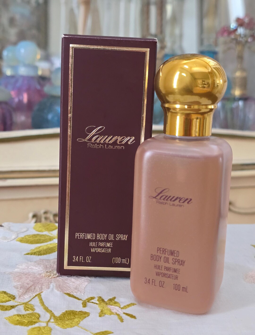 VTG 1990s (1991 Confirmed) COSMAIR Inc. Ralph Lauren LAUREN Perfumed ...