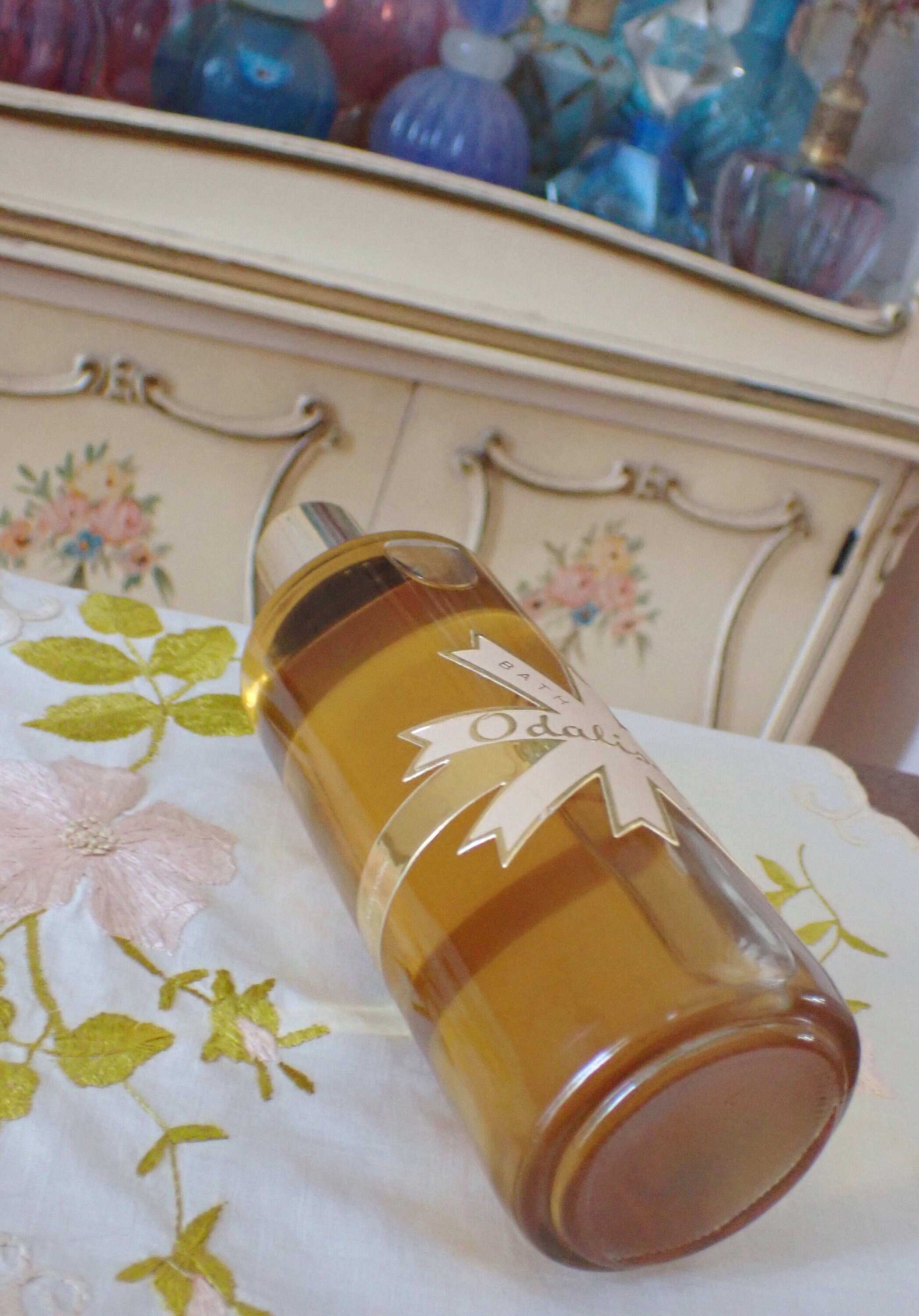 Vintage 1960s Nettie Rosenstein ODALISQUE Perfumed Bath Oil Splash in ...