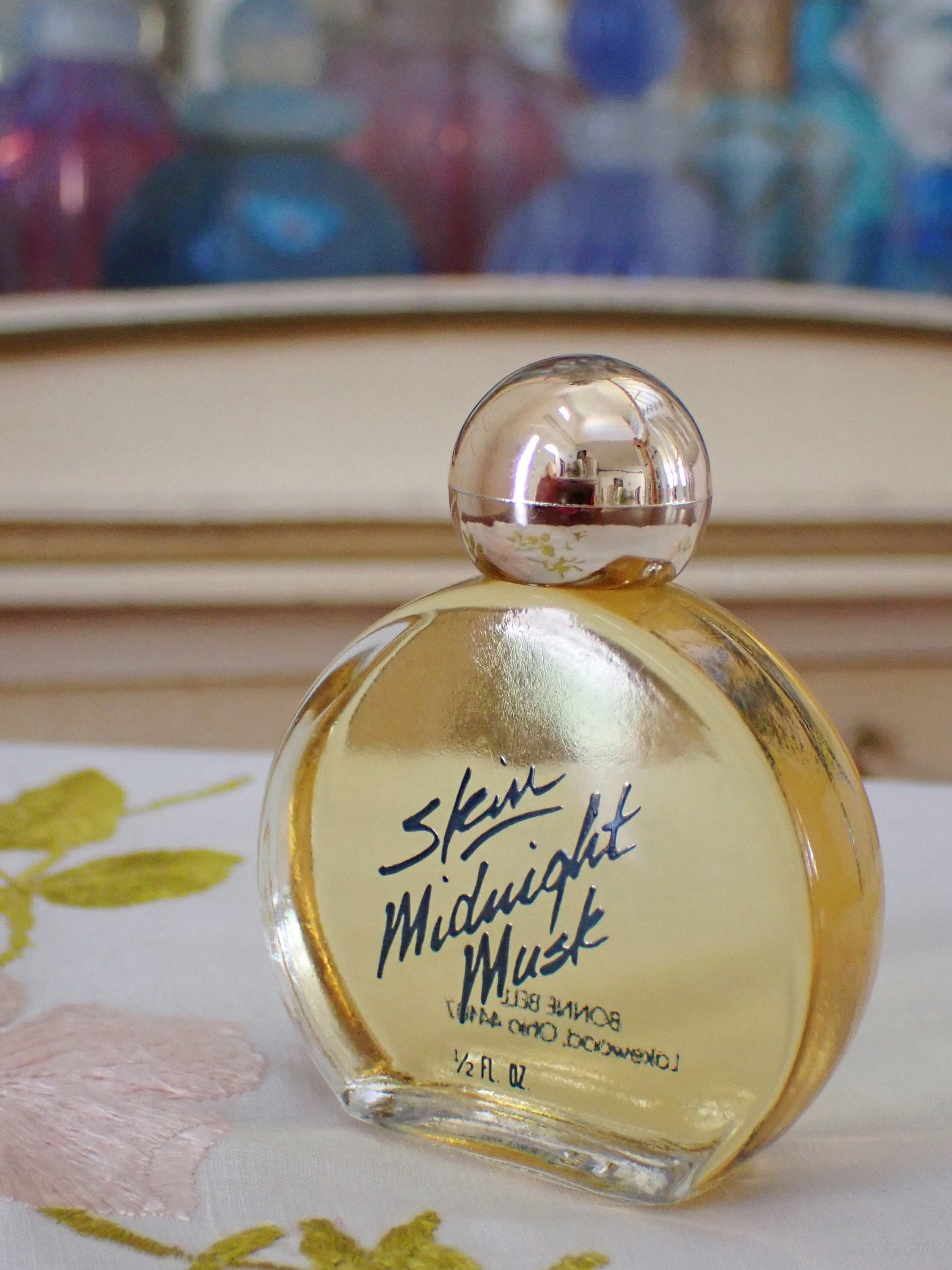 Vintage 1970s Bonne Bell SKIN MIDNIGHT MUSK Perfume Oil Concentrate 0. ...