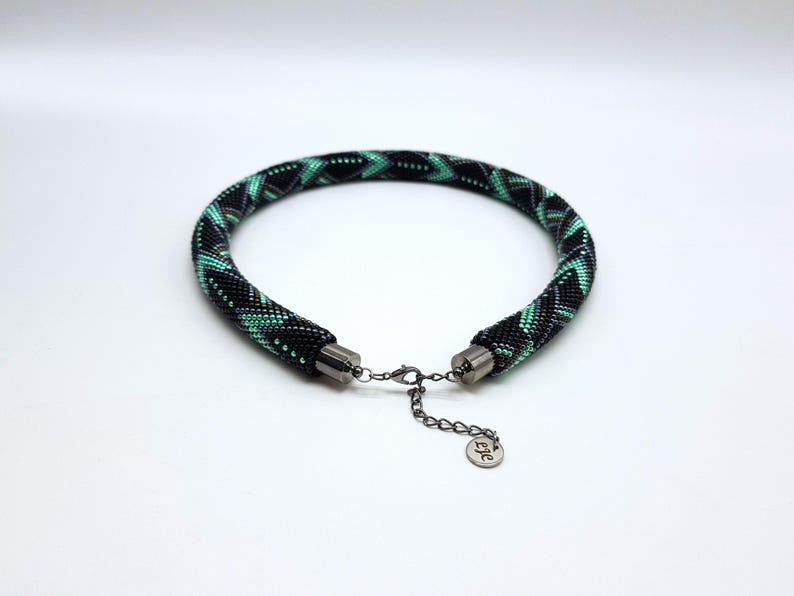 Set of Crochet Jewellery "green Bumblebee" - Necklace, Bracelet and ...