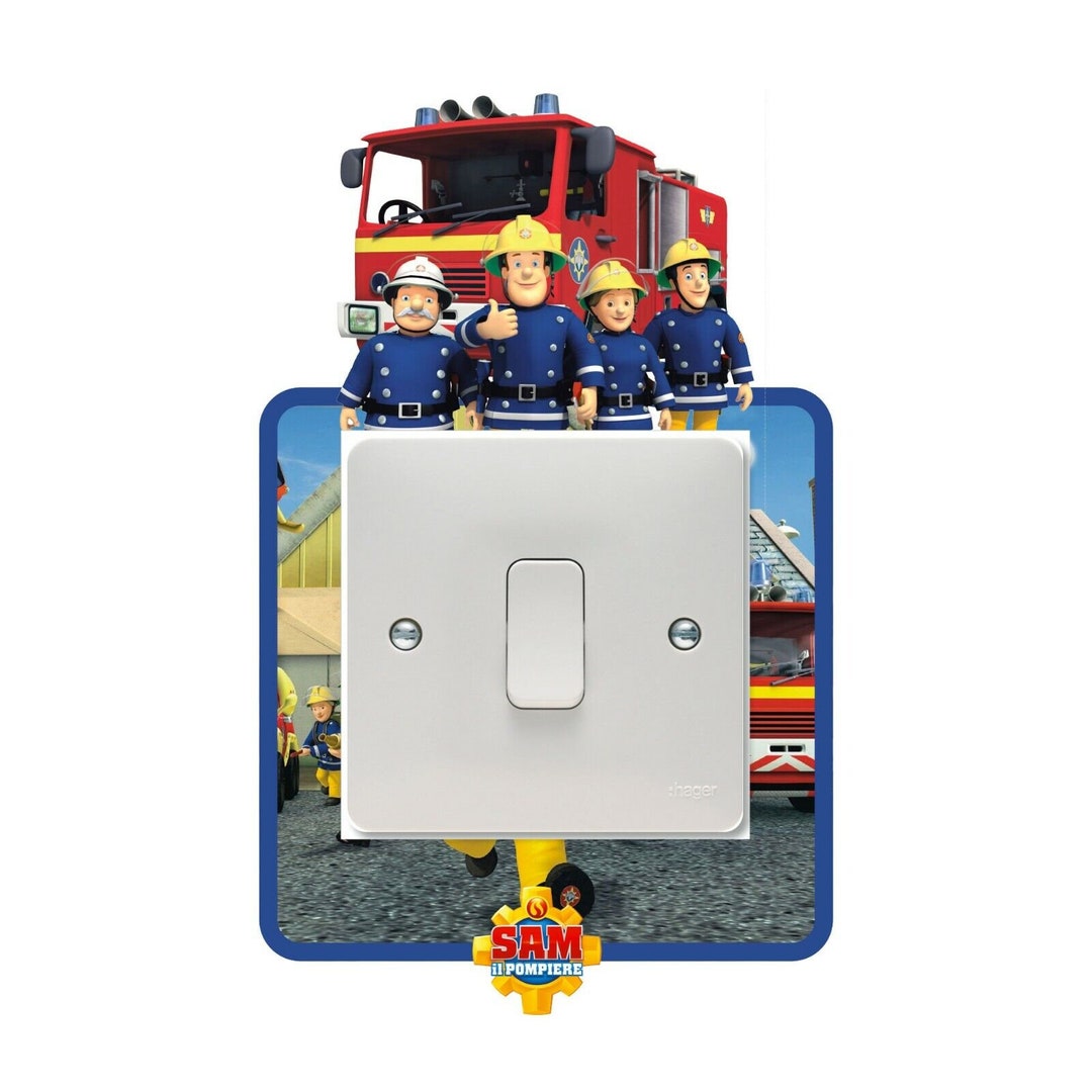 Fireman Sam Light Switch Sticker - Etsy