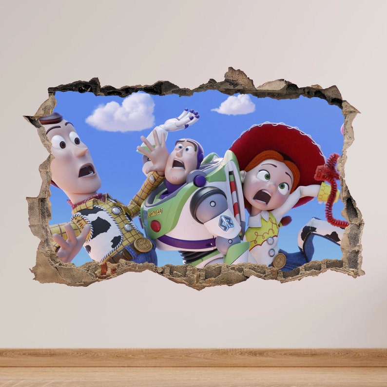 Toy Story Broken Wall Art Sticker Bedroom Decal - Etsy