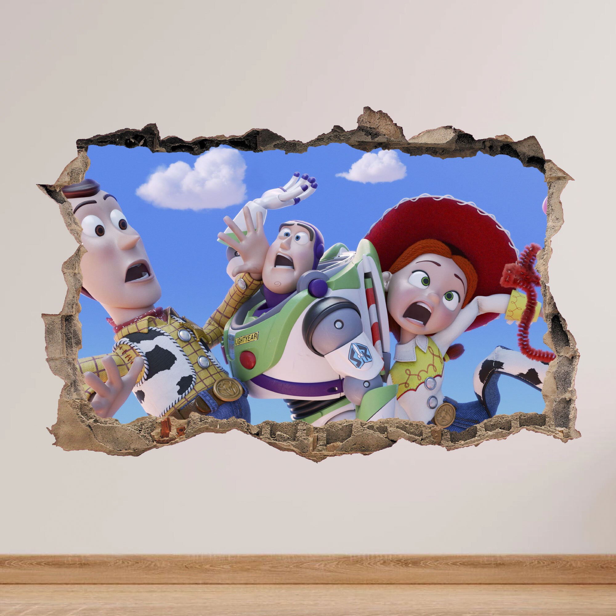 Toy Story Broken Wall Art Sticker Bedroom Decal - Etsy UK
