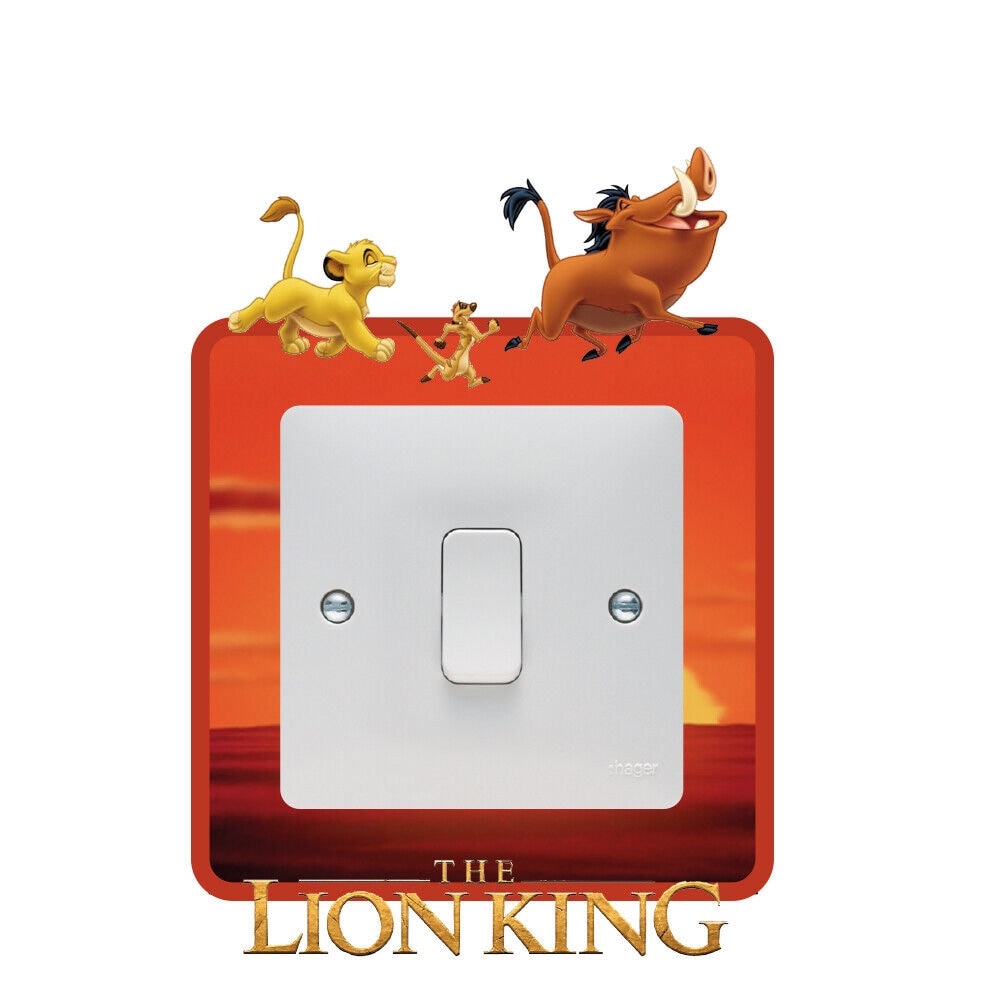 Lion King Light Switch Sticker - Etsy UK