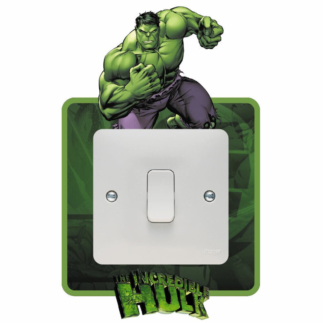Hulk Light Switch Sticker - Etsy