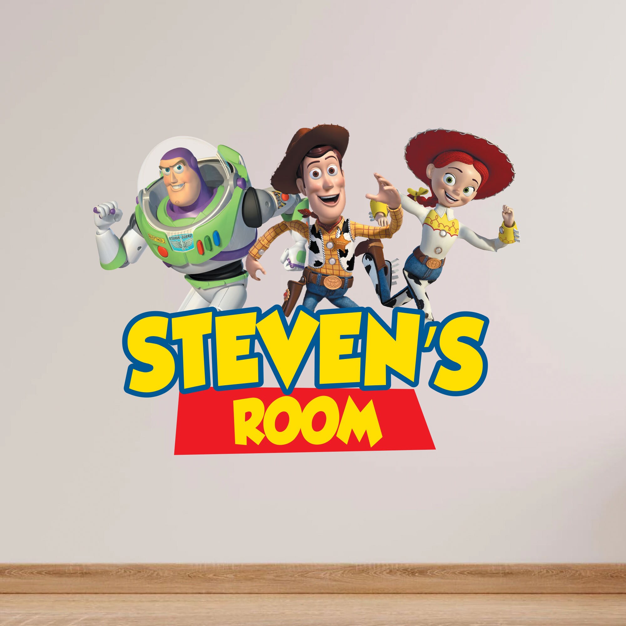 Toy Story Wall Art Sticker Bedroom Decal - Etsy UK