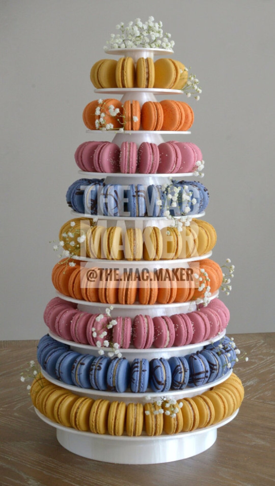 Macaron Tower Display, Collapsible, Nesting and Modular for Easy ...
