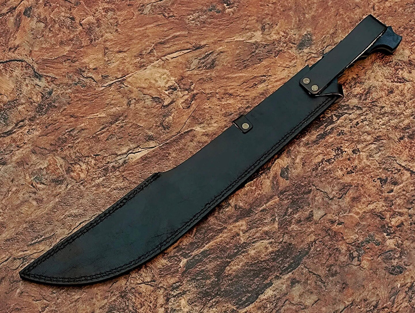 Hand Forged Full Tang Machete Movie Replica Sword With Leather Sheath ...