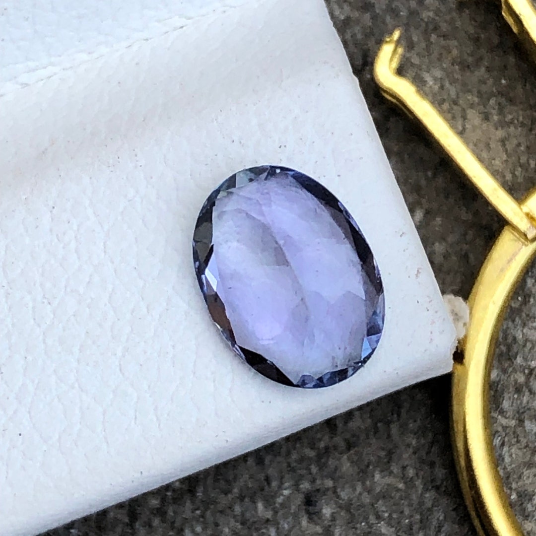 Blue Zoisite Tanzanite Oval, 1.45 Ct 8x6mm Rare Stunning Tanzanite Gemstone, Loose Excellent ...