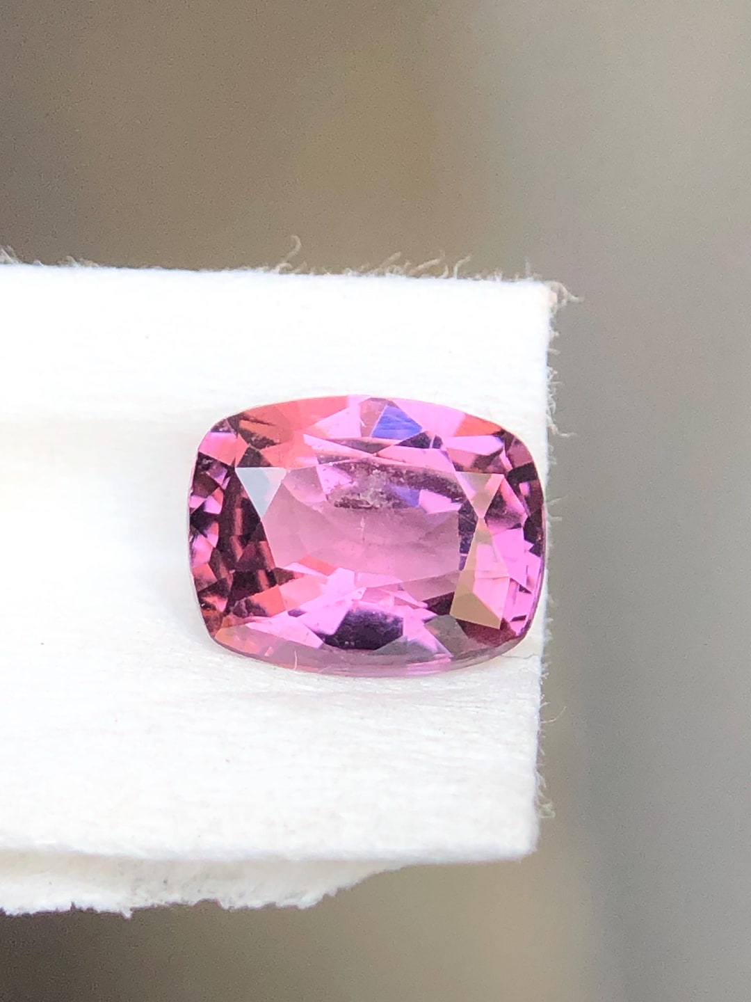 Natural Spinal Gemstone / Cushion Cut Spinel / Loose Spinel / 6.50x5 MM ...