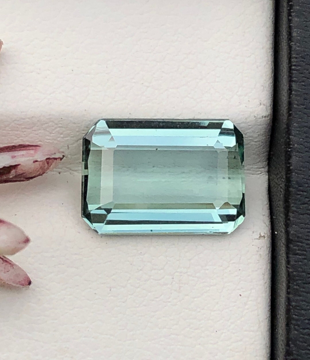 Buy Sky Blue Tourmaline Octagon, Natural Tourmaline, Faceted Tourmaline ...