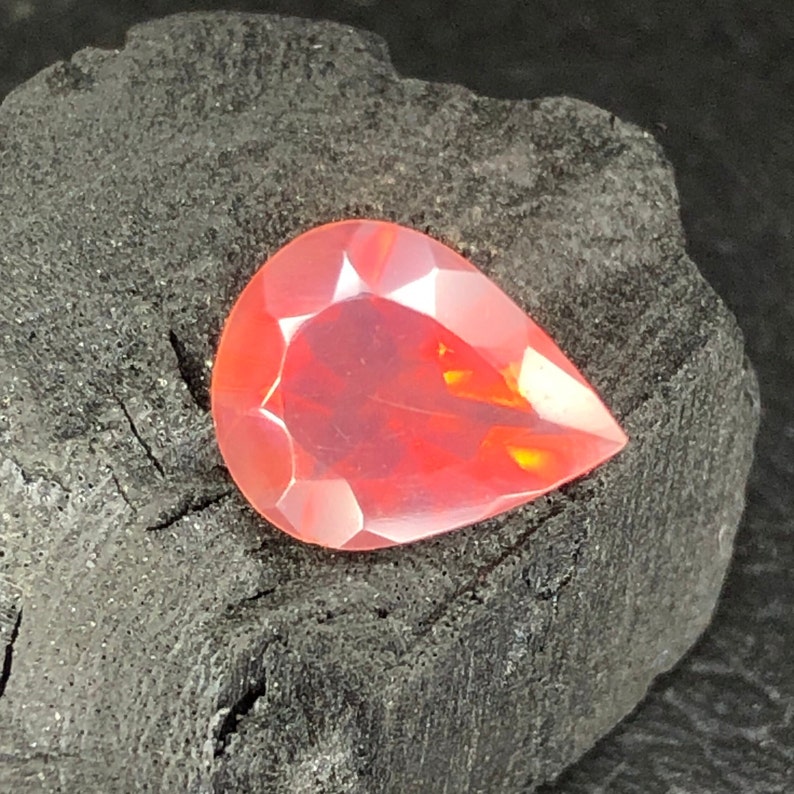 AAA Quality Natural Red Ethiopian Opal Pear, 10x8 MM Loose Opal Pear, 1 ...