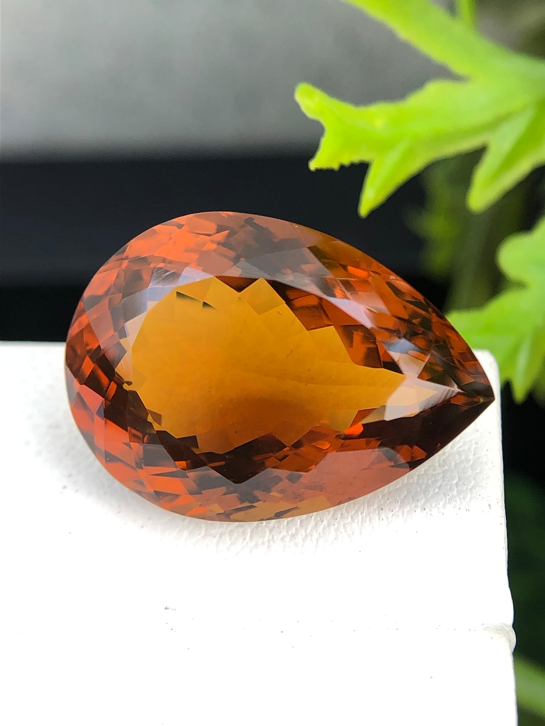 Rare Brown Quartz Gemstone, 19.35 Ct. Stunning Loose Faceted Quartz ...
