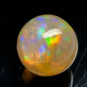 Natural Opal Ball, Natural Opal Spheres, White Yellow Opal, Rainbow ...