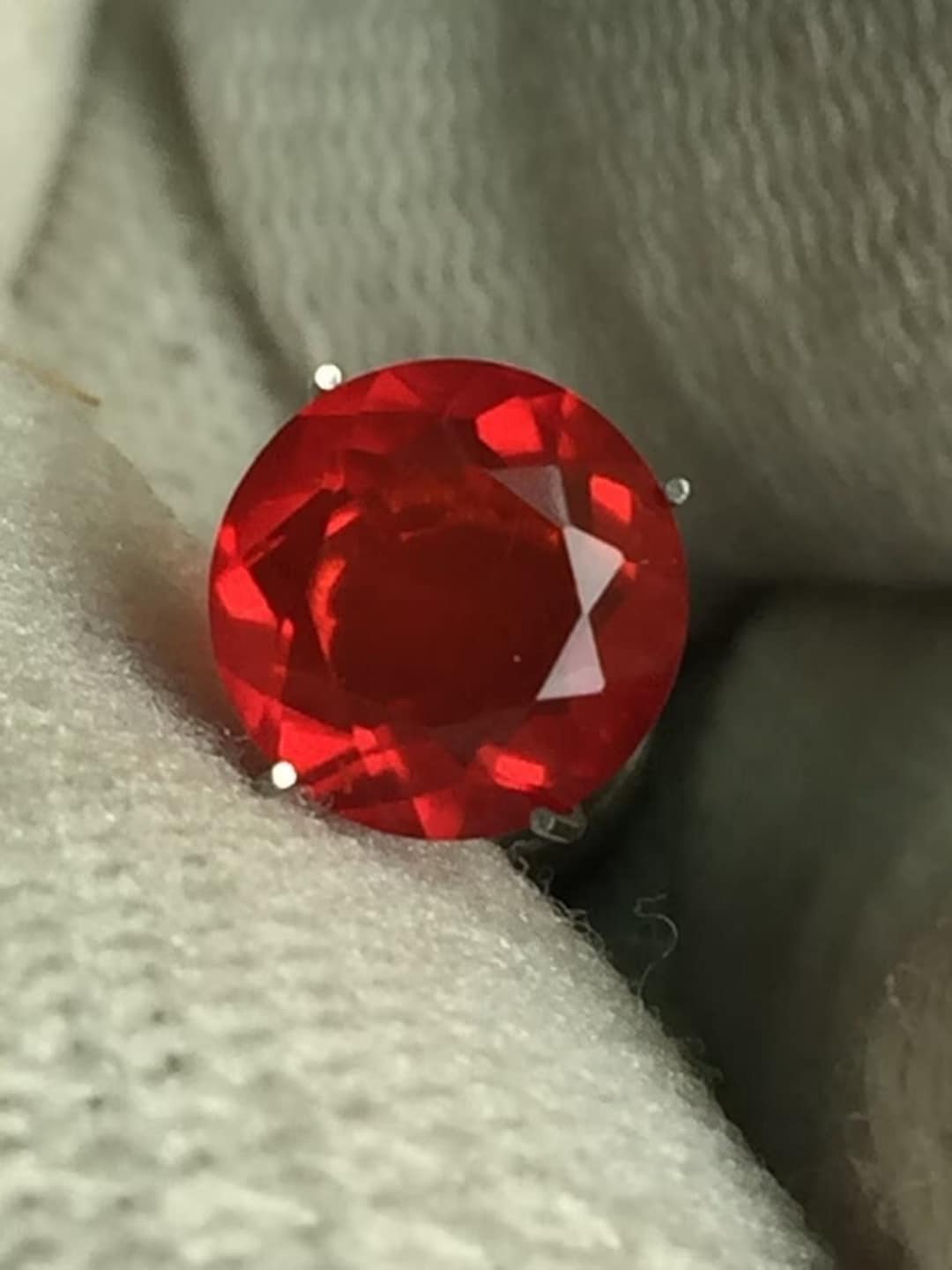 Red Ethiopian Opal, 8.20 MM Opal For Jewelry Making, 1.70 Carats ...