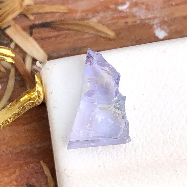 9x6 MM Clean Blue Tanzanite, 1.7 Carat Zoisite Tanzanite Raw, Natural ...