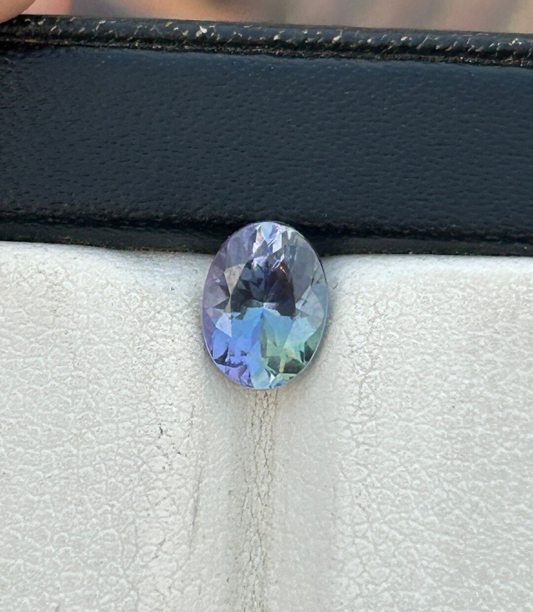 Peacock Color Tanzanite, Natural Tanzanite Oval,5x7mm Faceted Tanzanite ...