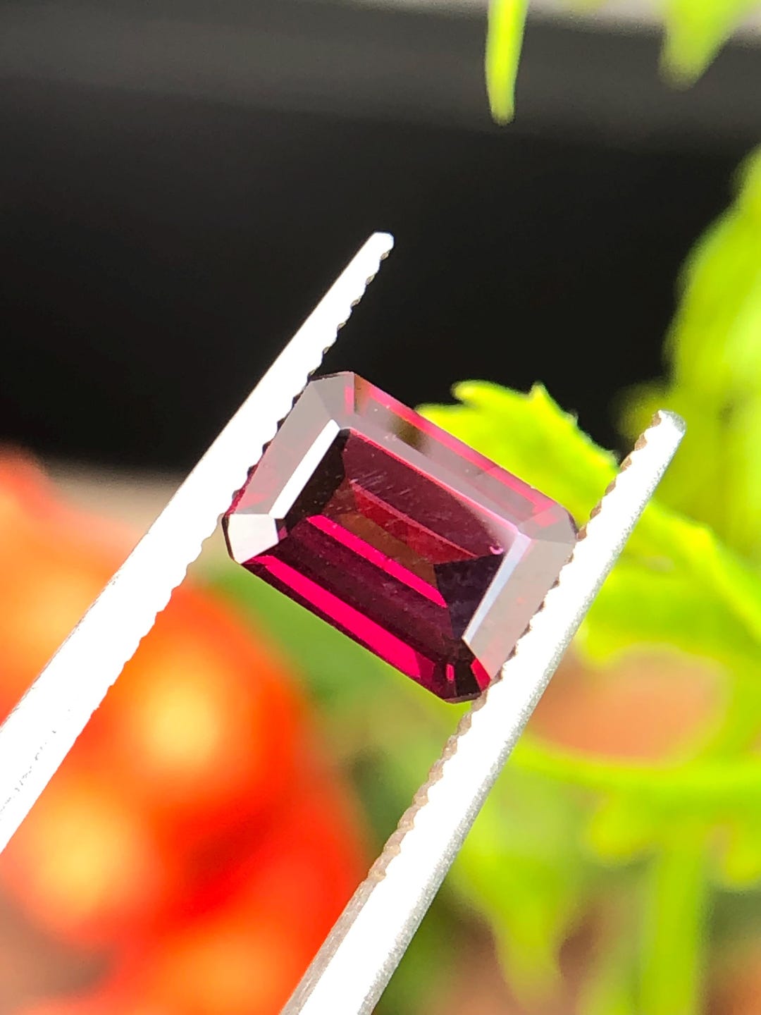 Natural Red Garnet, Octagon Shape Garnet, Loose Brilliant Garnet ...