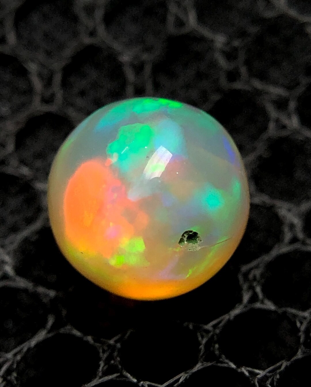 Multi Fire Opal Ball Ethiopian Opal, Opal Spheres, Welo Fire Opal, Bio ...