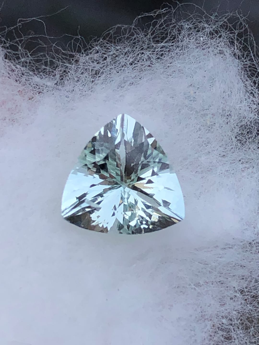 Rare Natural Aquamarine Trillion Cut 8mm Faceted - Etsy