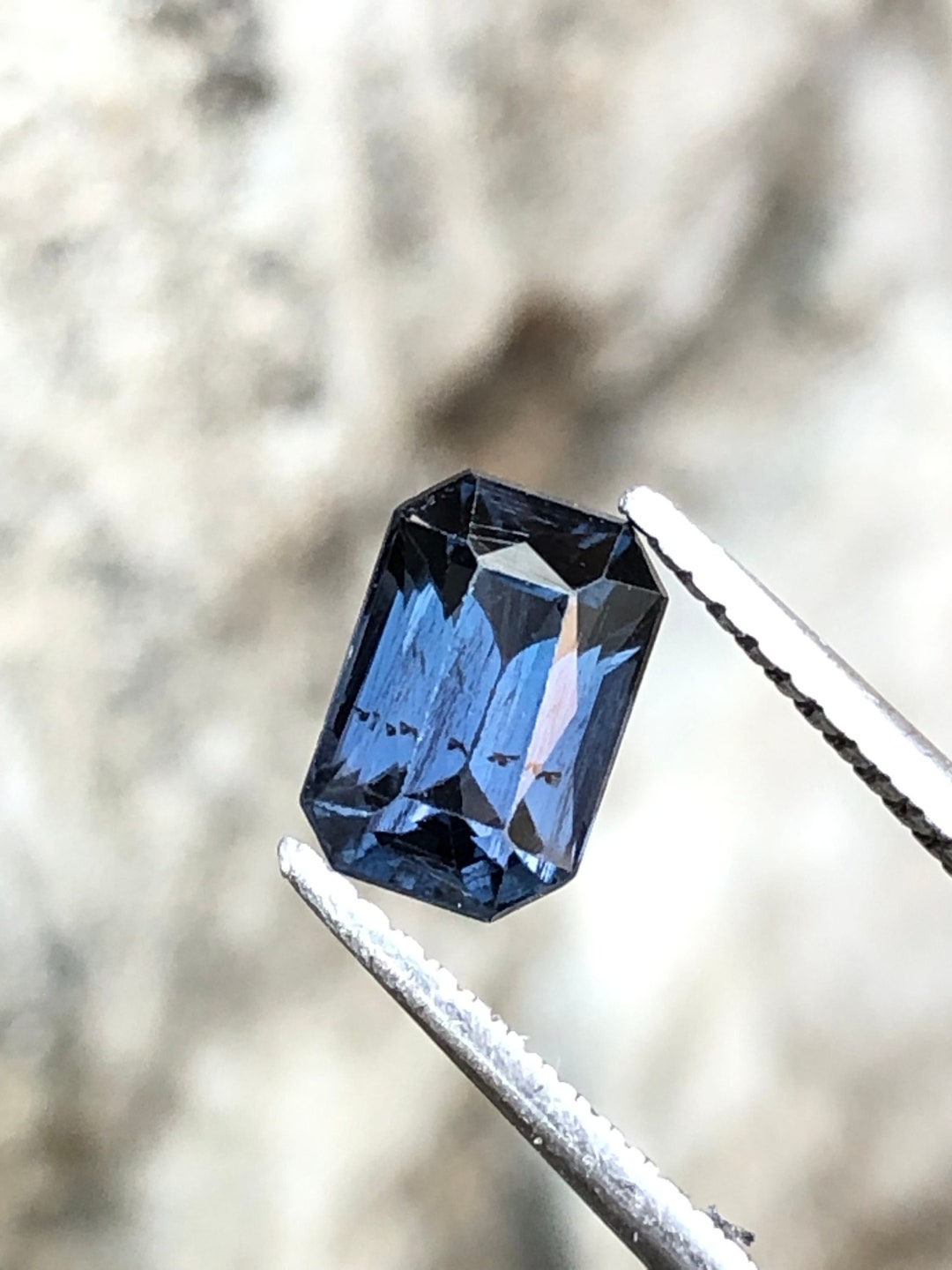 Rare Denim Blue Spinel 7x5 MM, 1.70 Carats Natural Flawless Spinel ...
