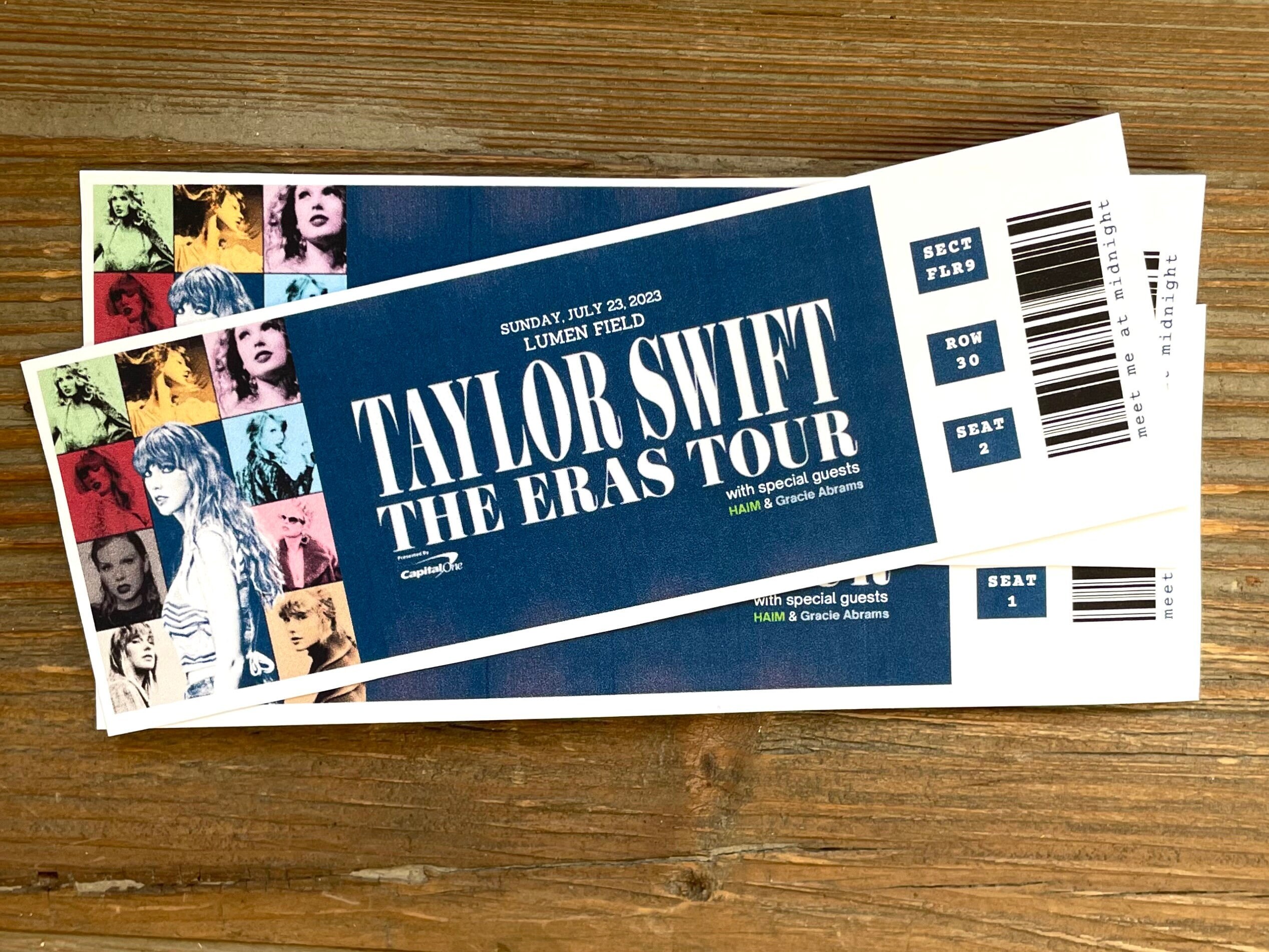 Buy Taylor Swift The Eras Tour Souvenir Commemorative Ticket Online In