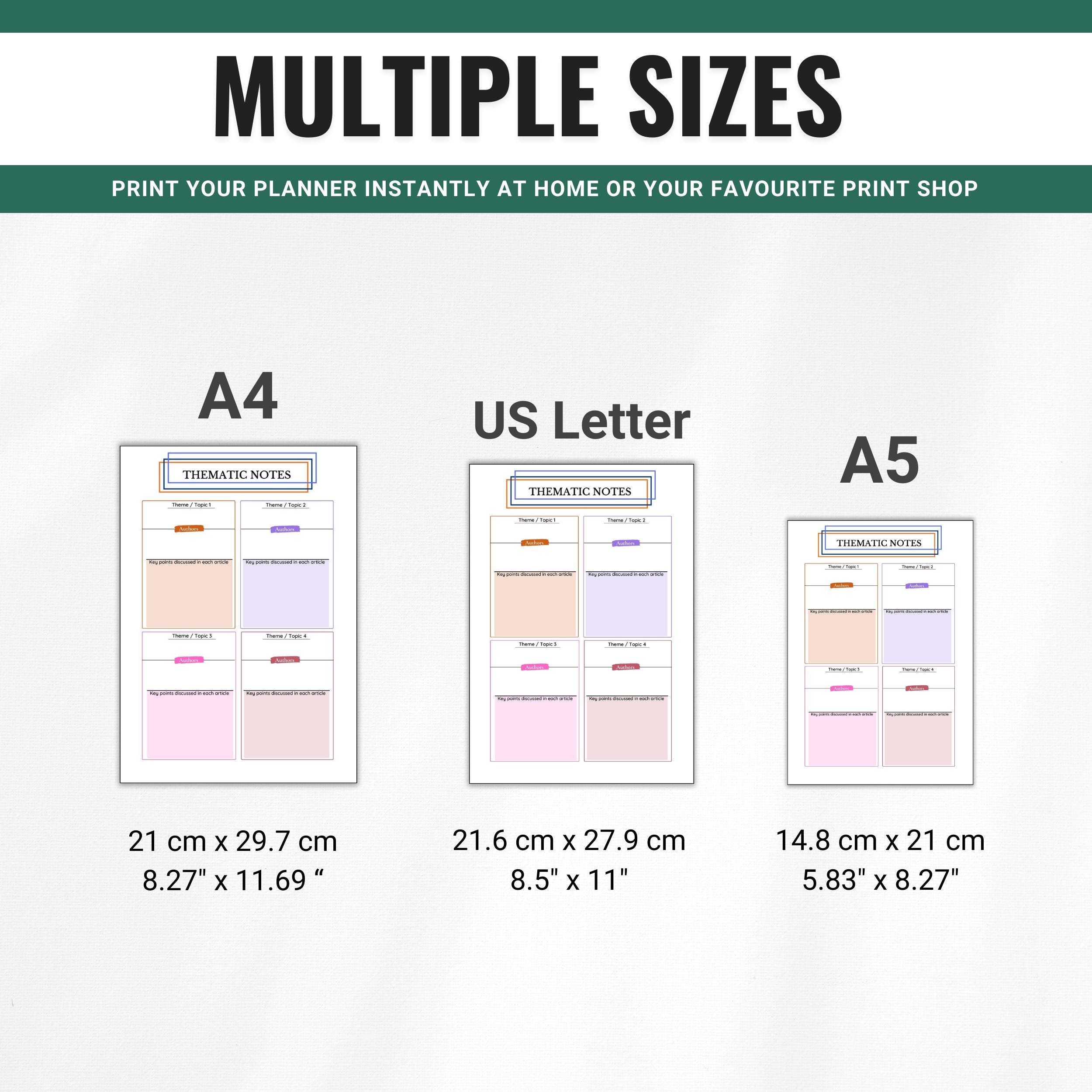Essay Planner Printable Bundle Digital Academic Writing Organiser ...